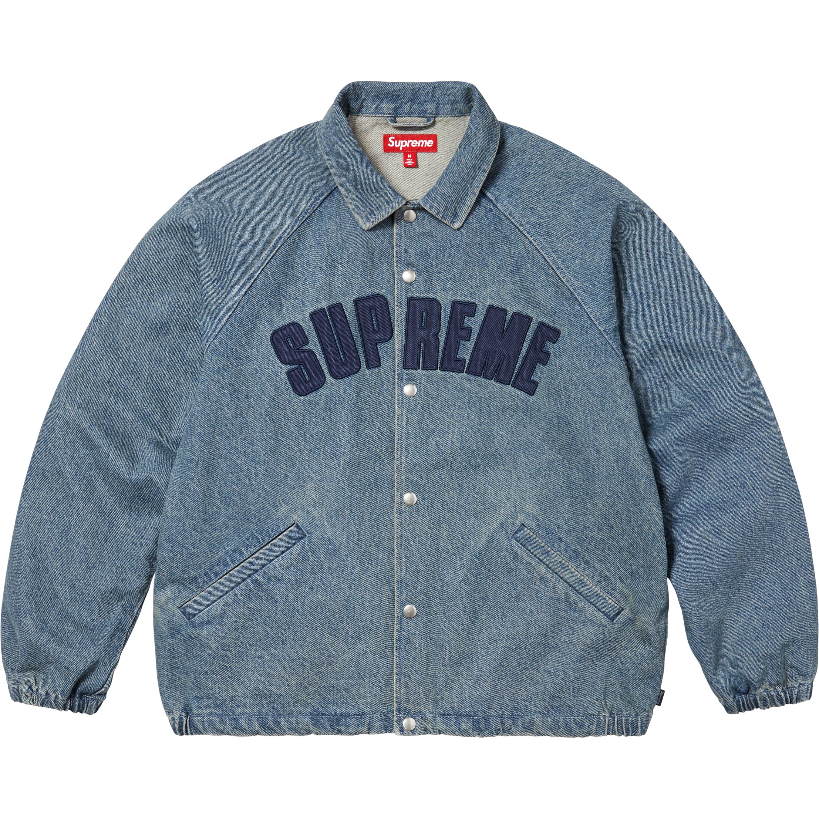 Supreme Arc Denim Coaches Jacket "Washed Indigo" – SneakersClinic