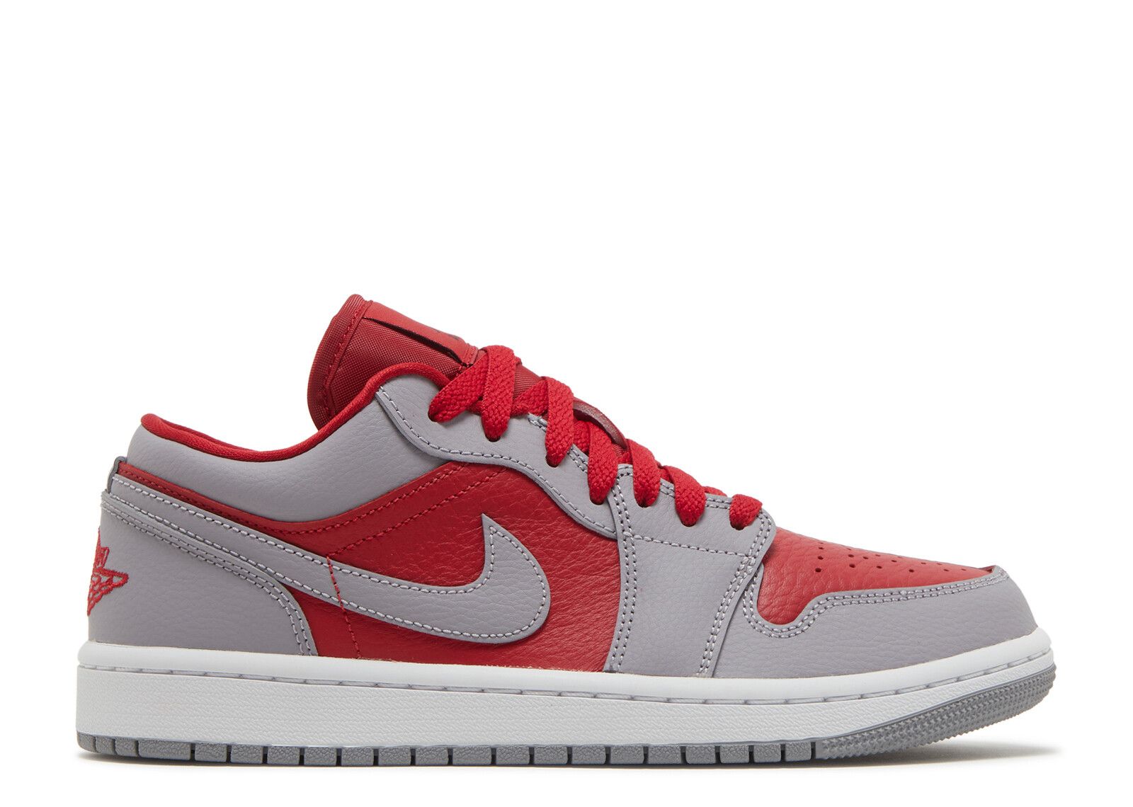 Air Jordan 1 Low SE WMNS Homage Split "Gym Red/Cement Grey ...