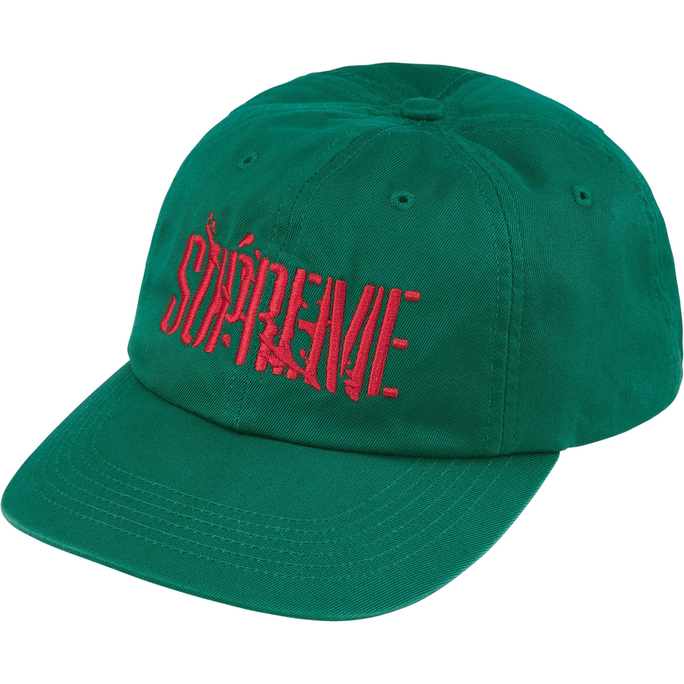 Supreme Splatter 6-Panel "Green" – SneakersClinic