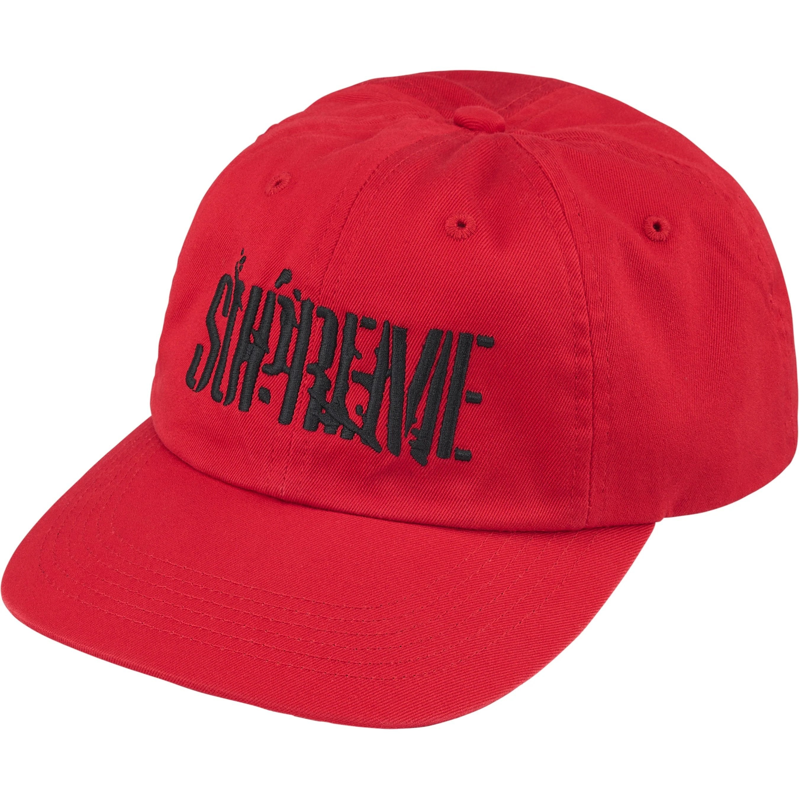 Supreme Splatter 6-Panel "Red" – SneakersClinic