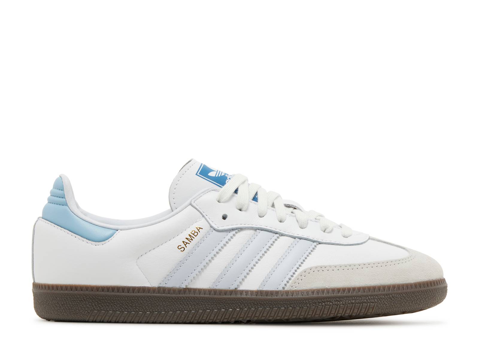 Adidas Samba OG "White/Halo Blue" – SneakersClinic