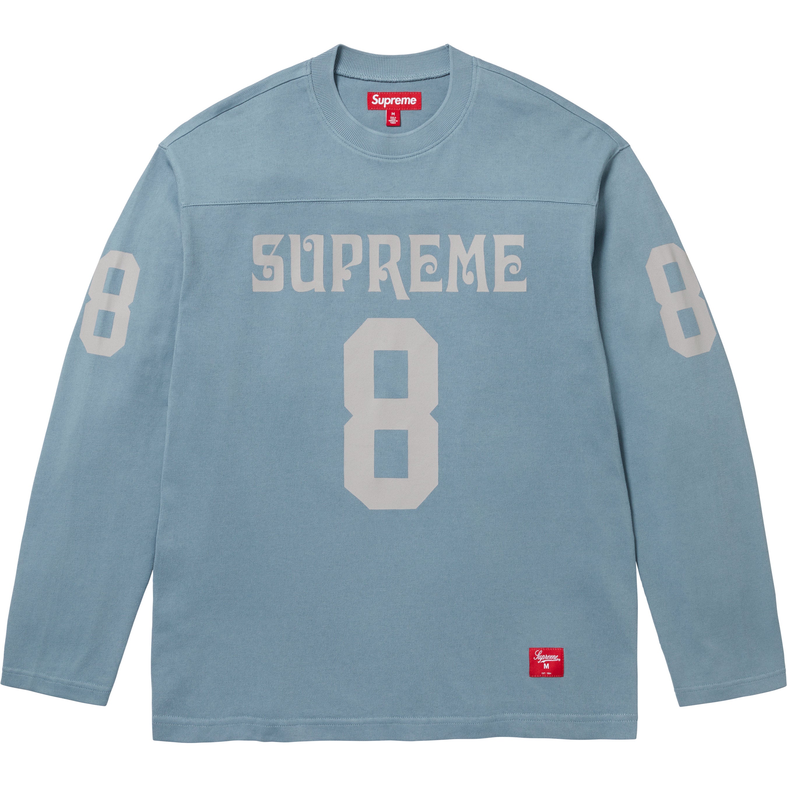 Supreme Affiliated L/S Football Top "Slate" – SneakersClinic