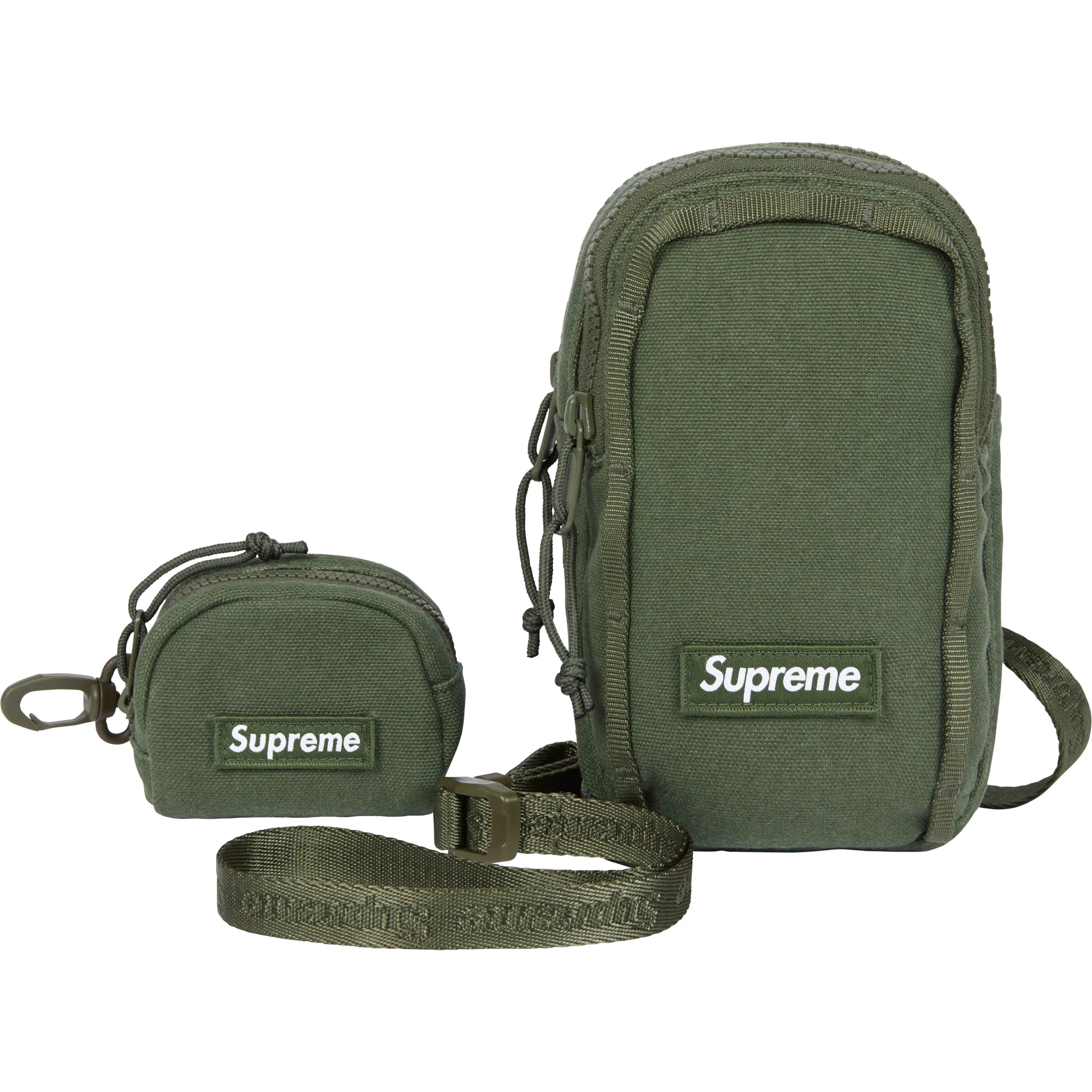 Supreme Camera Bag + Mini Pouch "Olive" – SneakersClinic